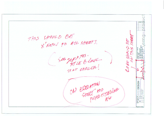 Redline Markup Corrections Projects